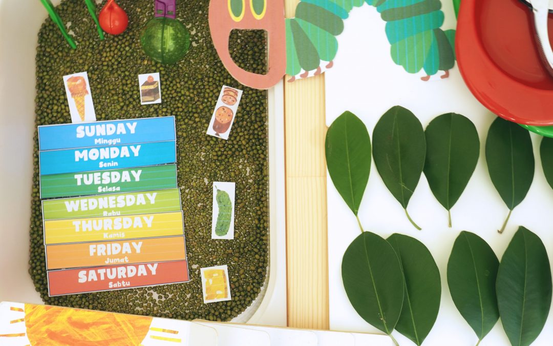Very Hungry Caterpillar Sensory Play and Days of the Week Printable ...