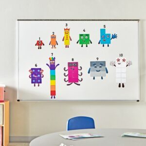 Numberblocks 1-10 Reusable Clings - Kiedler