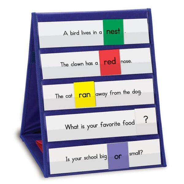 Learning Resources Double-Sided Tabletop Pocket Chart - Kiedler