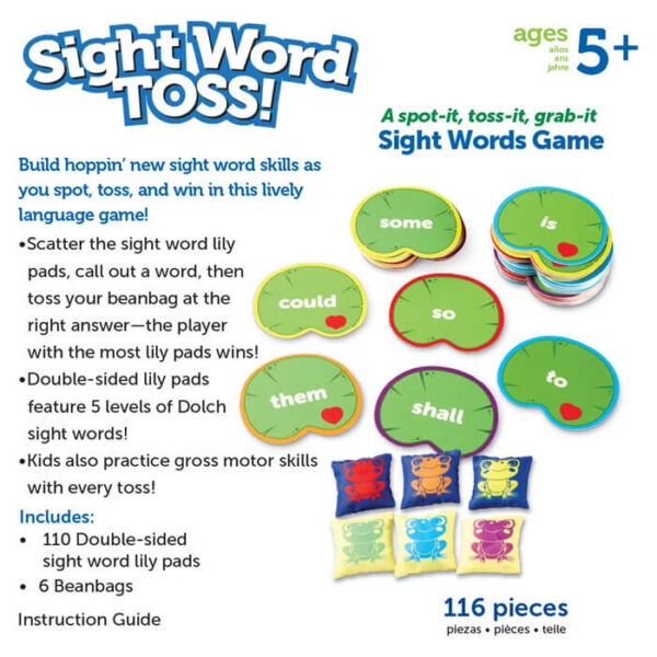 Learning Resources Sight Words Toss - Kiedler