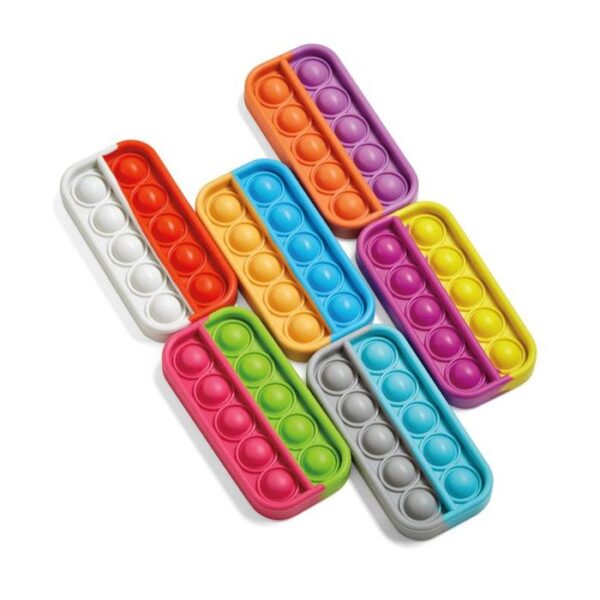 Hand2Mind Ten-Frame Sensory Bubble Pop It Interactive Math Learning ...