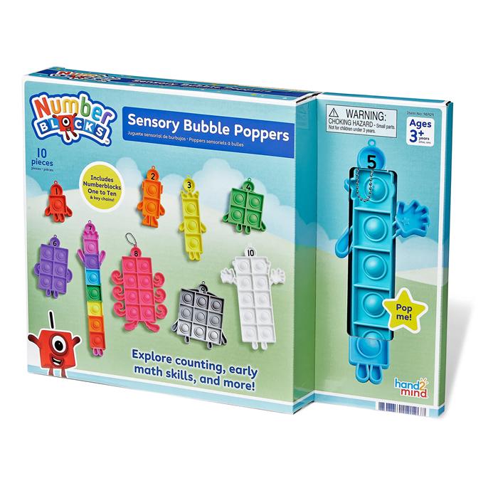 Numberblocks Sensory Bubble Pop It 1–10 Math & Fine Motor Learning Toy ...